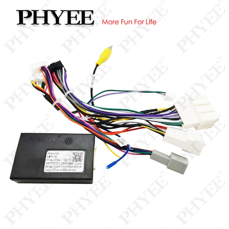 Wiring-Harness-CAN-BUS-Decoder-16-Pin-Plug-Connector-Car-Android-Cable ...