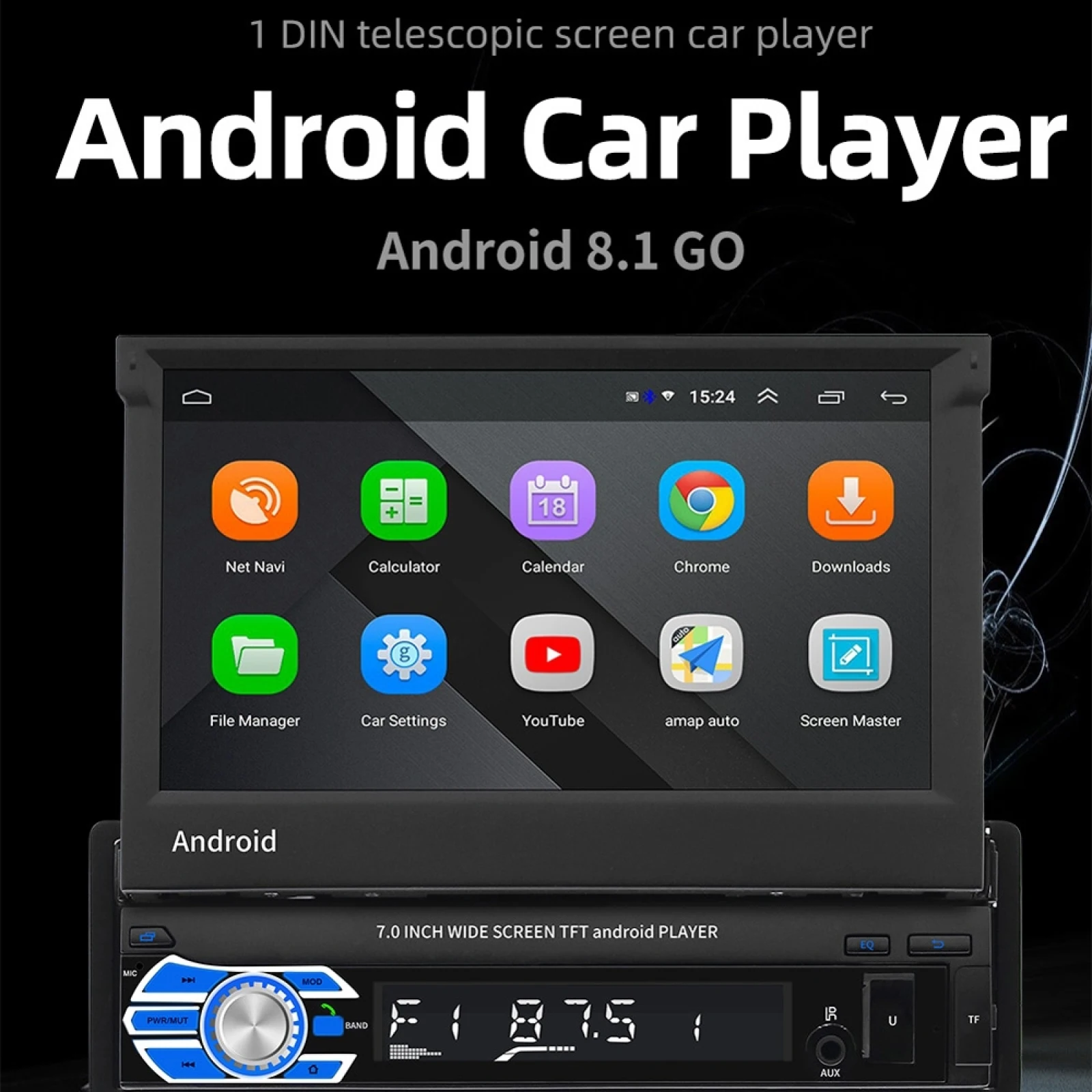 In-Car Entertainment - HD 7 inch Single Din Car Android Player GPS ...