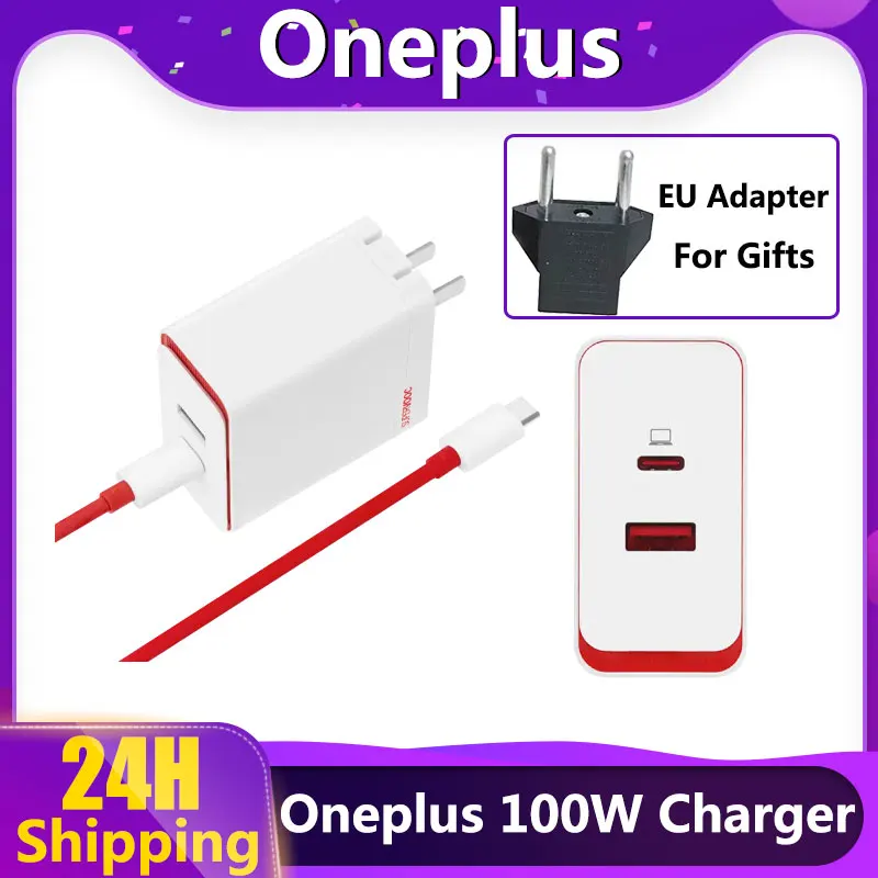 Original-New-OnePlus-100W-Charger-Fast-Charger-SuperVooc-10A-Dual-Ports ...