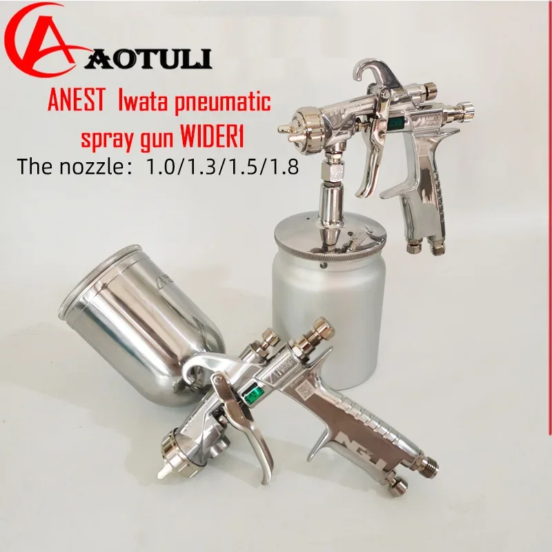 Anest Iwata Spray Gun WIDER Paint Furniture Car High Atomizing ...