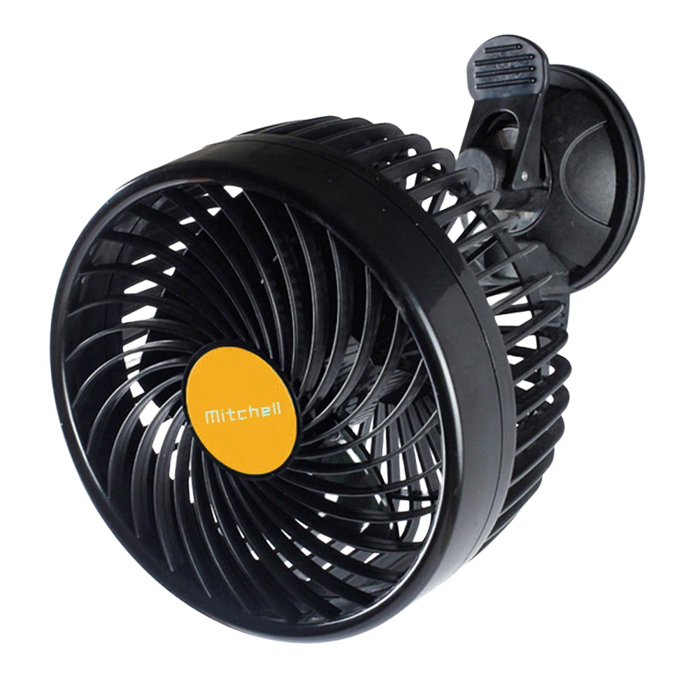 12-24V-Car-Cooling-Fan-Single-Head-Air-Circulator-Fan-Sucker-Electric ...