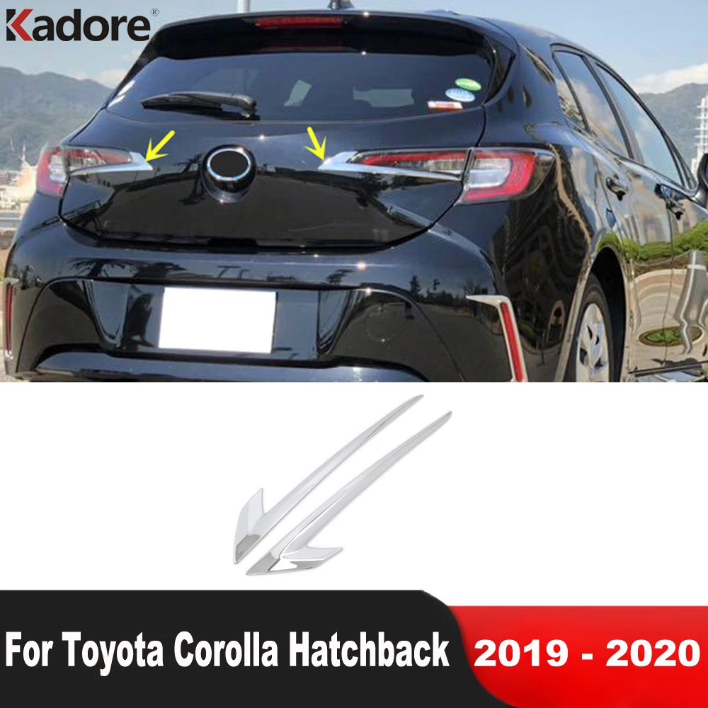 For Toyota Corolla 2019 2020 Hatchback Rear Tail Light Lamp Eyebrow ...