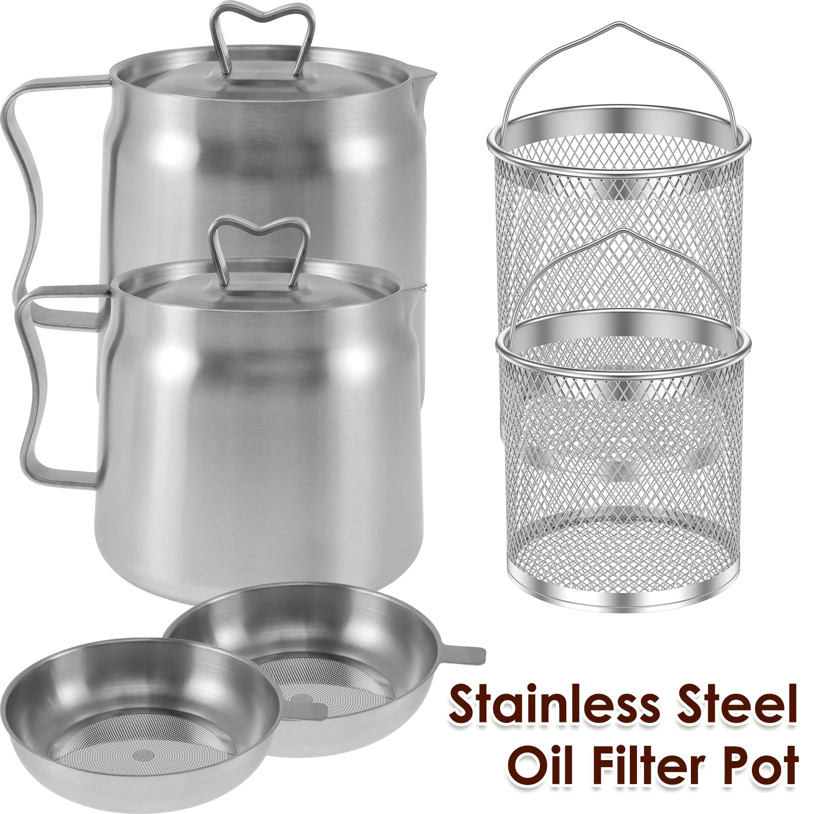 Filter-Oil-Pot-Stainless-Steel-Household-Oil-Filter-Pot-Lard-Strainer ...