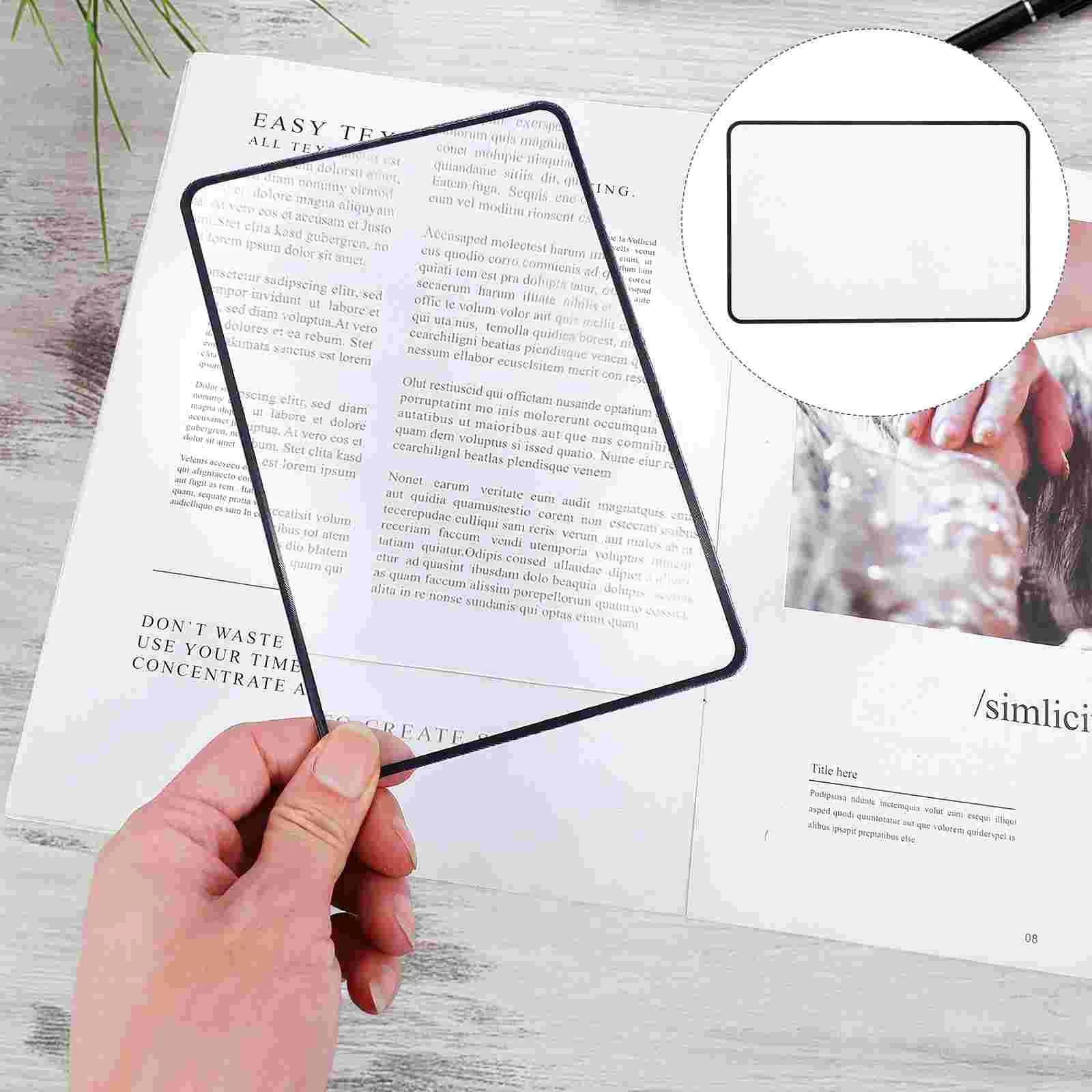 Full-Page-Magnifying-Glass-Bookmarks-Magnifier-for-Reading-Magnifiers ...