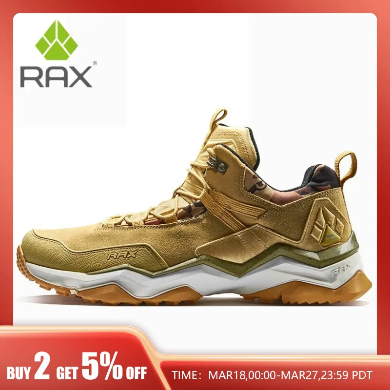 Rax-Hiking-Shoes-Men-Waterproof-Trekking-Shoes-Lightweight-Breathable ...