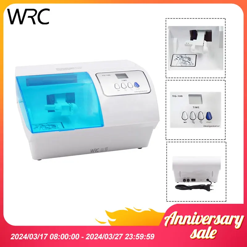 Dental-Amalgamator-Digital-Machine-4500cpm-mercury-silver-Mixer-Capsule ...