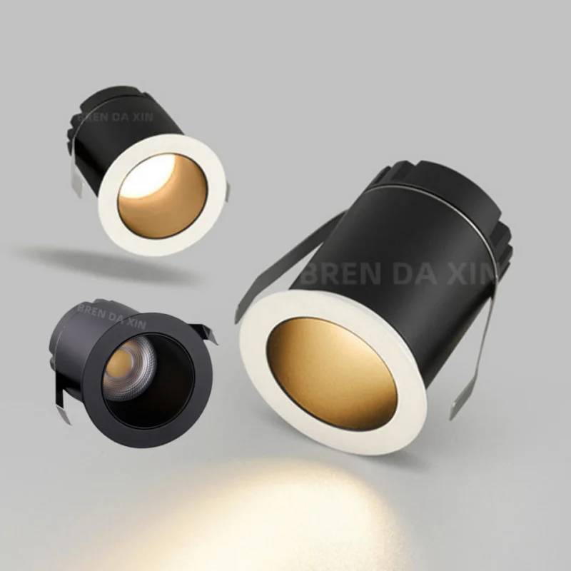 Regulável anti-reflexo mini led downlight holofotes 3w5w7w10w12w15w ...