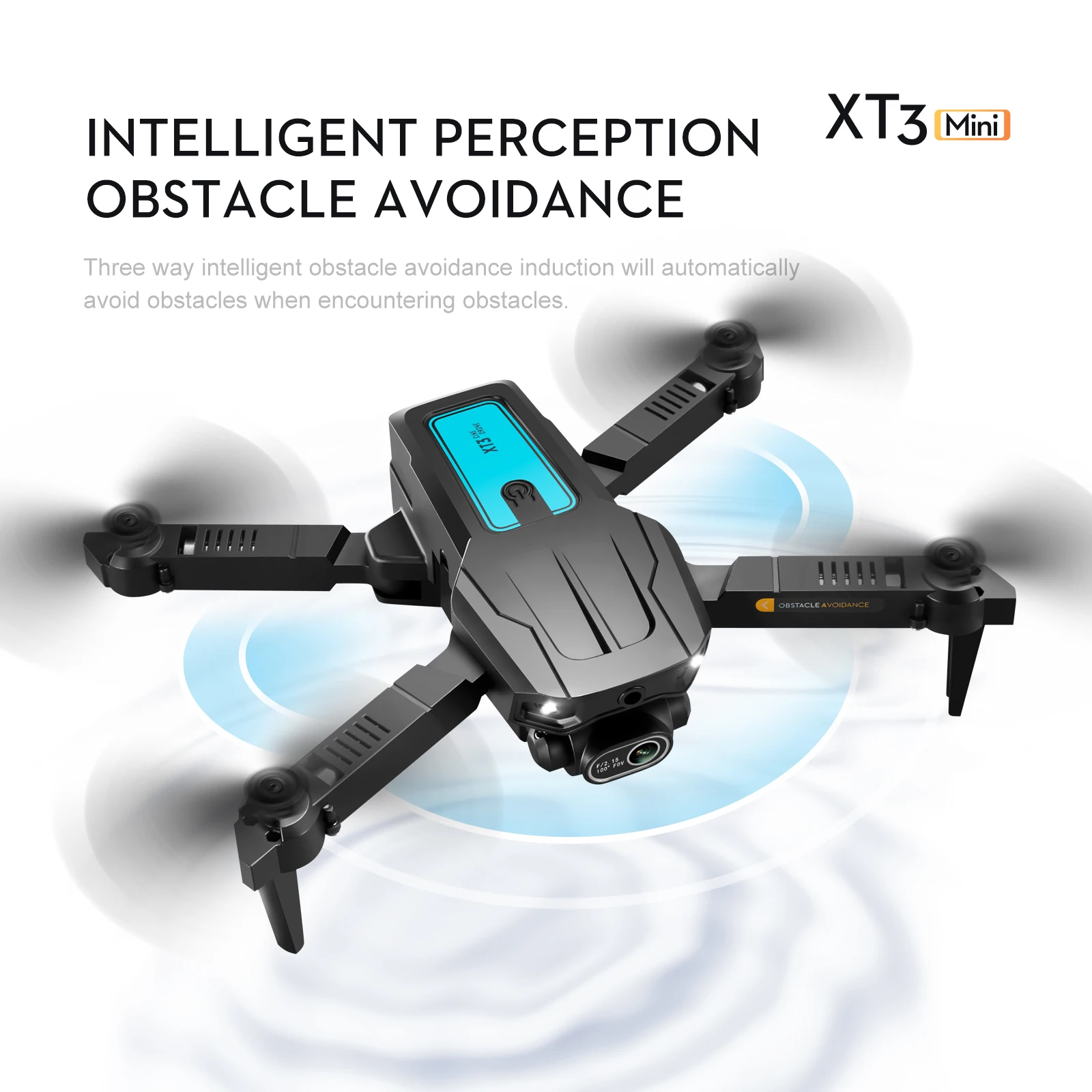 Sac Dual4K 3B-JINHENG Mini importateur XT3, quadrirotor pliable, jouets ...
