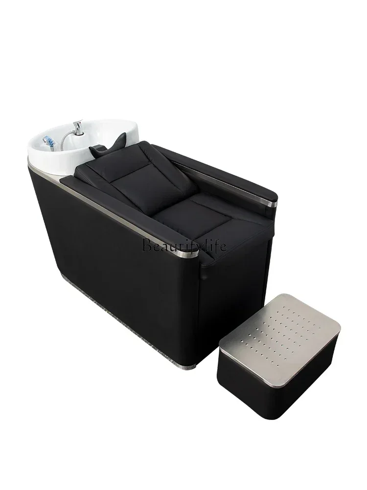 LHigh-End Ceramic Basin Shampoo Chair Hair Saloon Dedicated Sitting ...