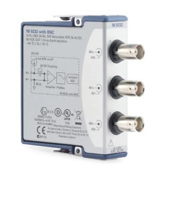 784397-01-Sound-and-Vibration-Module-NI-9232-AC-DC-Coupling-3-Input ...