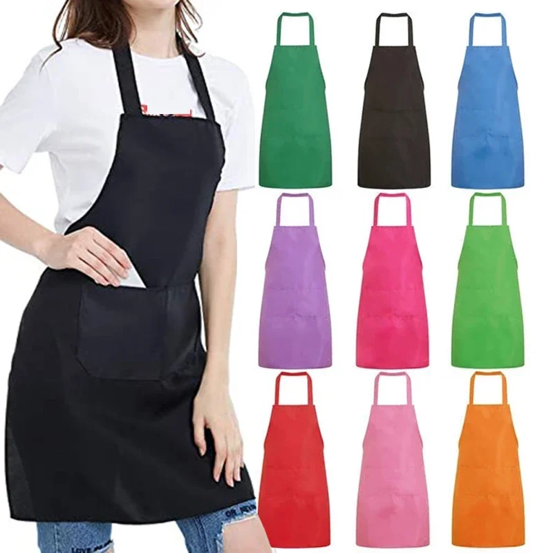 Kitchen Apron Barista Bartender Chef BBQ Hairdressing Cooking Apron ...