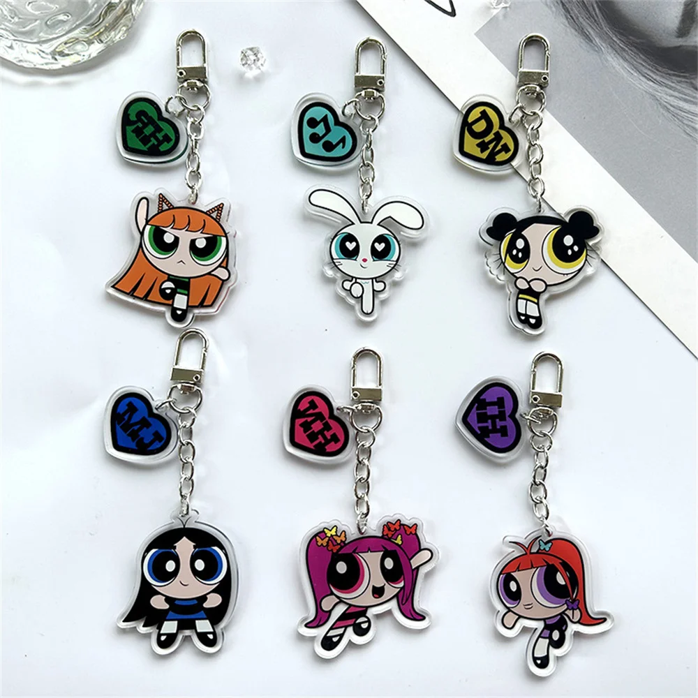 KPOP-NJ-Get-UP-Album-Acrylic-Keychain-Co-Branded-Cartoon-Image-Keyring ...