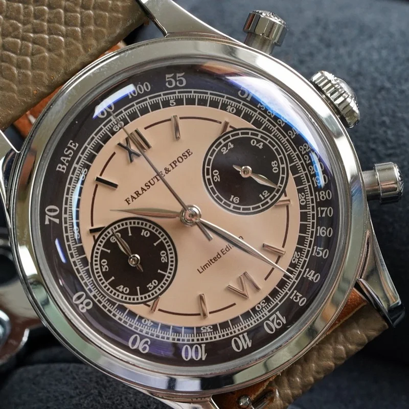 FARASUTE-Men-Chronograph-Watch-38mm-Luxury-Watches-VK64-Quartz-Movement ...