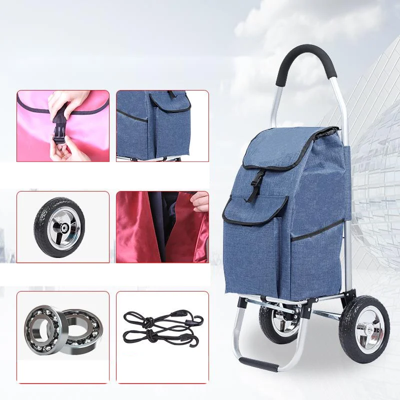 Small-Cart-Aluminum-Alloy-Cart-For-Grocery-Shopping-Climbing-Stairs ...