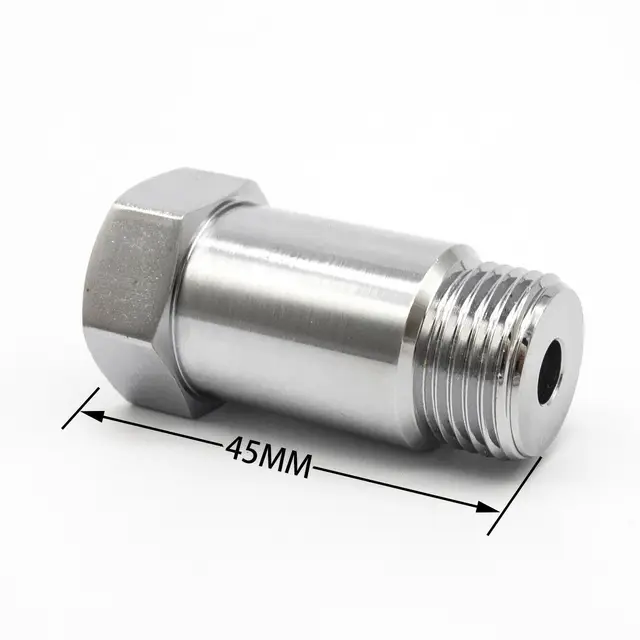 10pcs O2 Sensor Spacer Adapter – M18x1.5 CEL Eliminator (45mm Straight ...