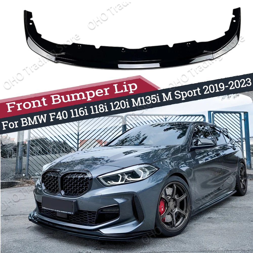 For-BMW-1Series-F40-118i-120i-128ti-M-Sport-2020-Car-Front-Bumper-Lip ...