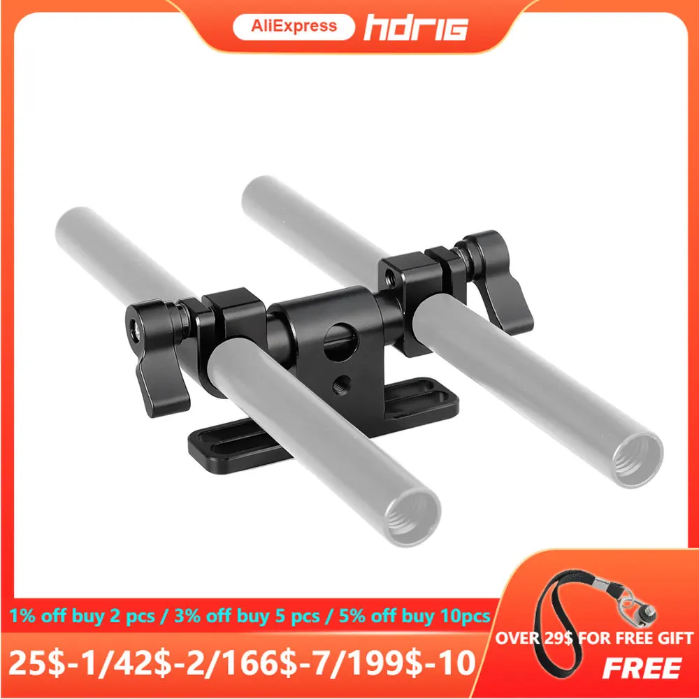 Dual Rod Clamp Adjustable 15mm 360 Adapter Support System - AliExpress