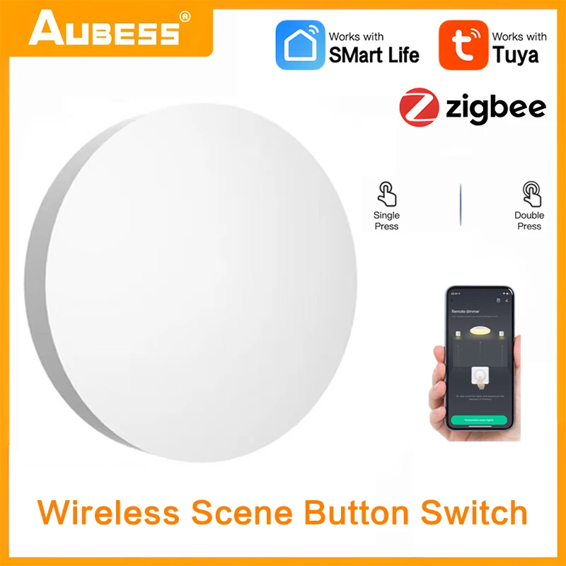 10pcs-Tuya-ZigBee-Button-Scene-Switch-Home-Mini-Multi-scene-Linkage ...