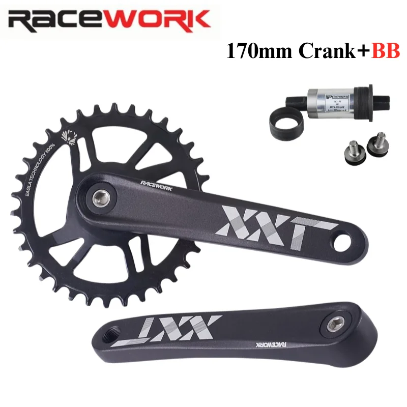 Racework-Mountain-Bike-Square-Taper-Crank-MTB-Crankset-com-dente-largo ...
