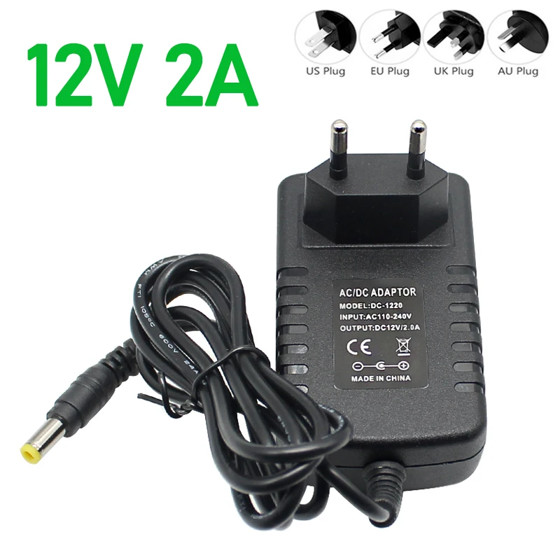 24W 12V 2A Power Adapter Ac 100V 240V Dc 12V Oplader Voor Chuwi Herobook pro 13.3 Kubus I7 ...