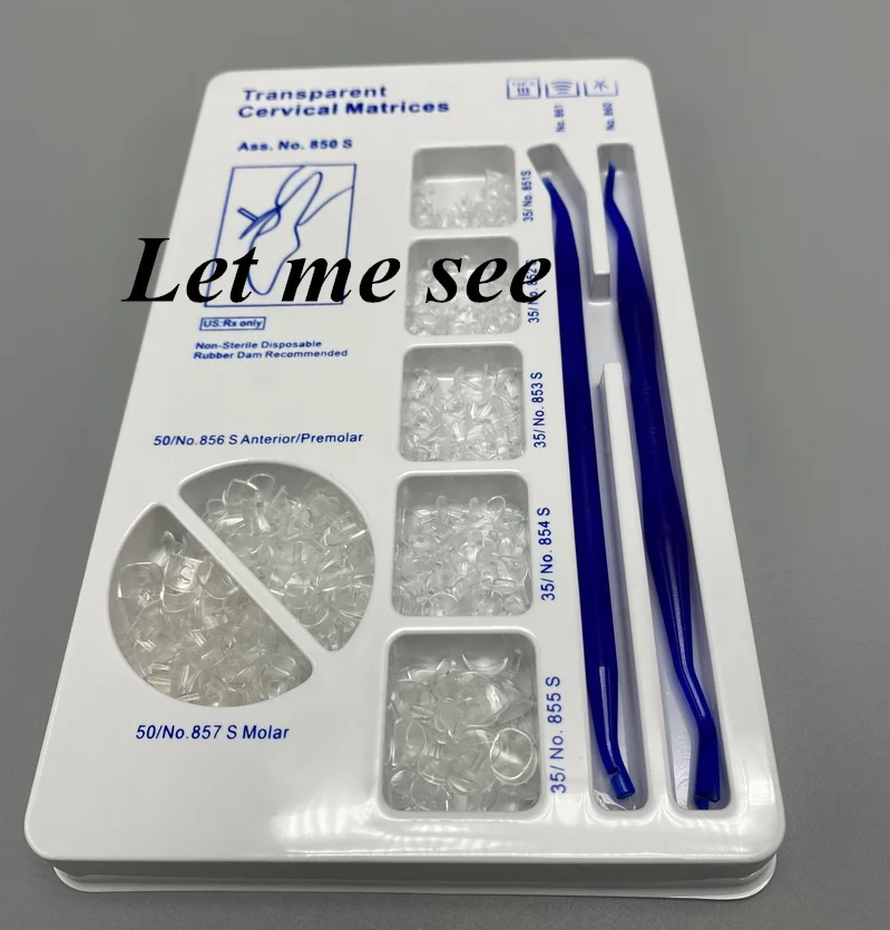 277Pcs-Dental-Transparent-Cervical-Matrice-Filling-Materials-Gingival ...