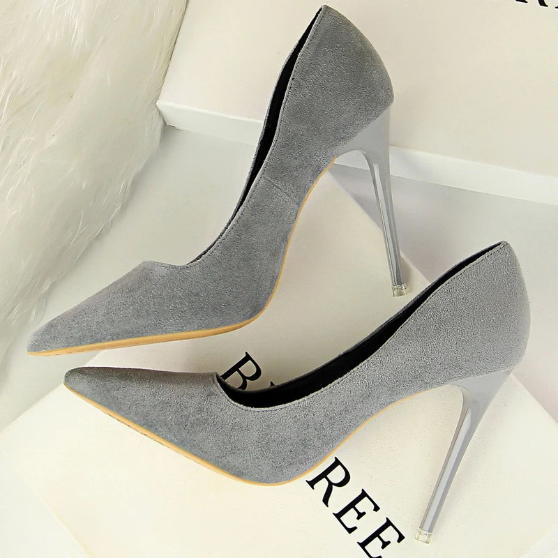 BIGTREE Shoes Classic High Heels Woman Pumps Sexy Office Shoes Stiletto ...