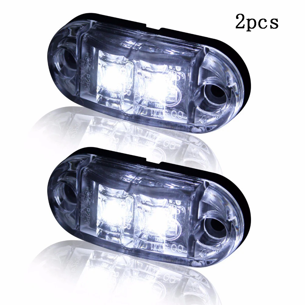 2Pcs-12V-24V-LED-Side-Marker-Lights-Car-External-Lights-Warning-Tail ...