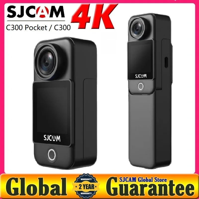 SJCAM C300 4K Pocket Action Camera 6-Axis GYRO Image Stabilization Super Night Vision WiFi ...