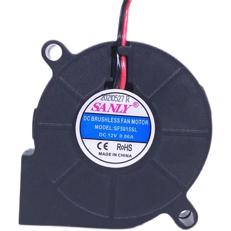 SANLY 5CM 12V 0.06A SF5015SL Super Silent Humidifier Turbo Cooling Fan ...