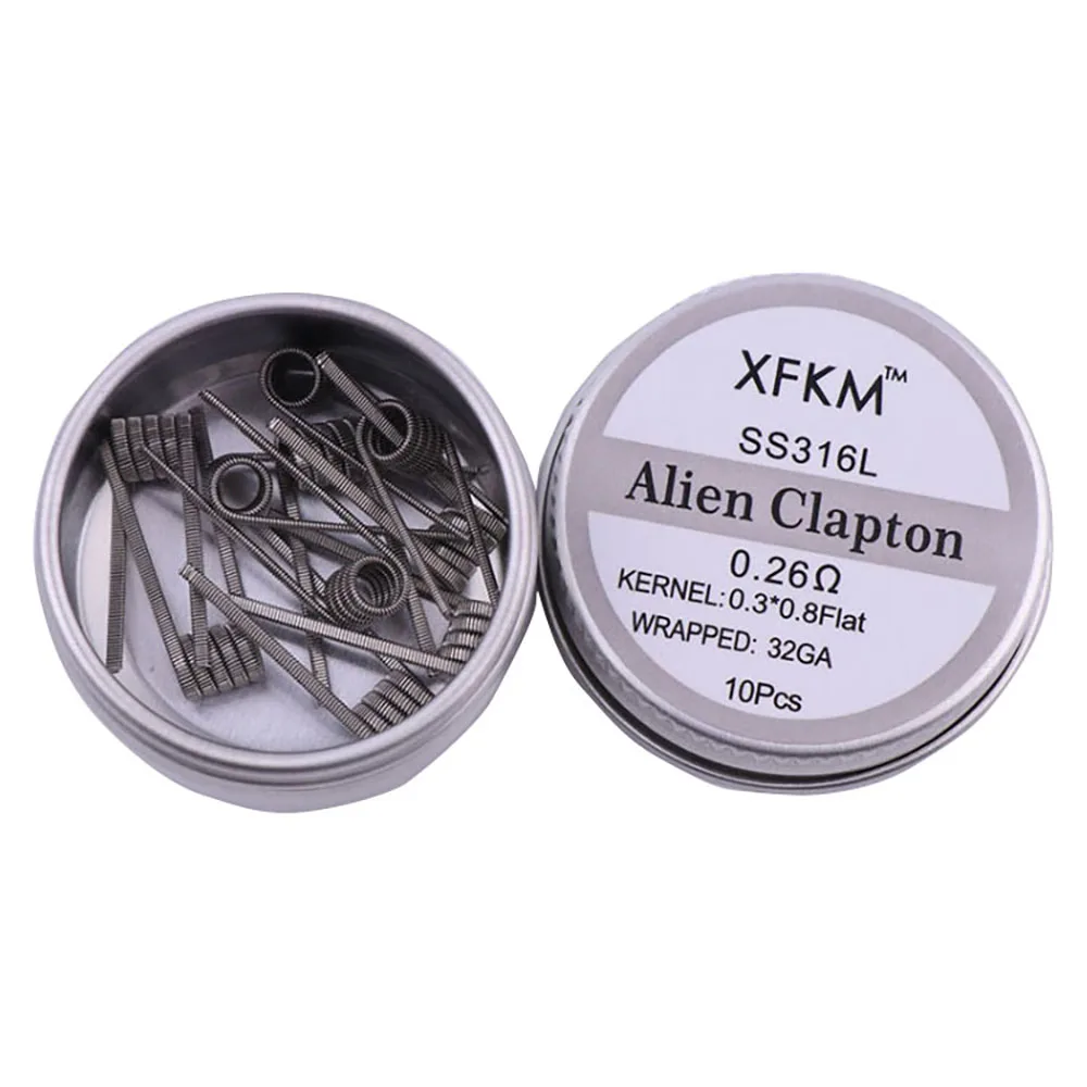 XFKM-10pcs-lot-316-Flat-twisted-wire-Fused-clapton-Hive-wires-Alien-Mix ...