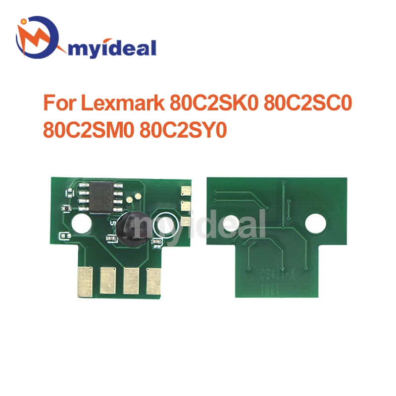 4pcs-CX310-Toner-Cartridge-Chip-For-Lexmark-CX410-CX510-CX310N-CX310DN ...