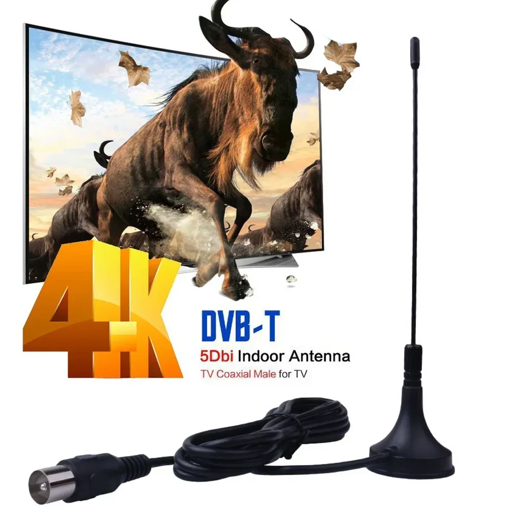 New Freeview HDTV Digital Indoor Signal Receiver 5dBi DVB T Mini TV ...