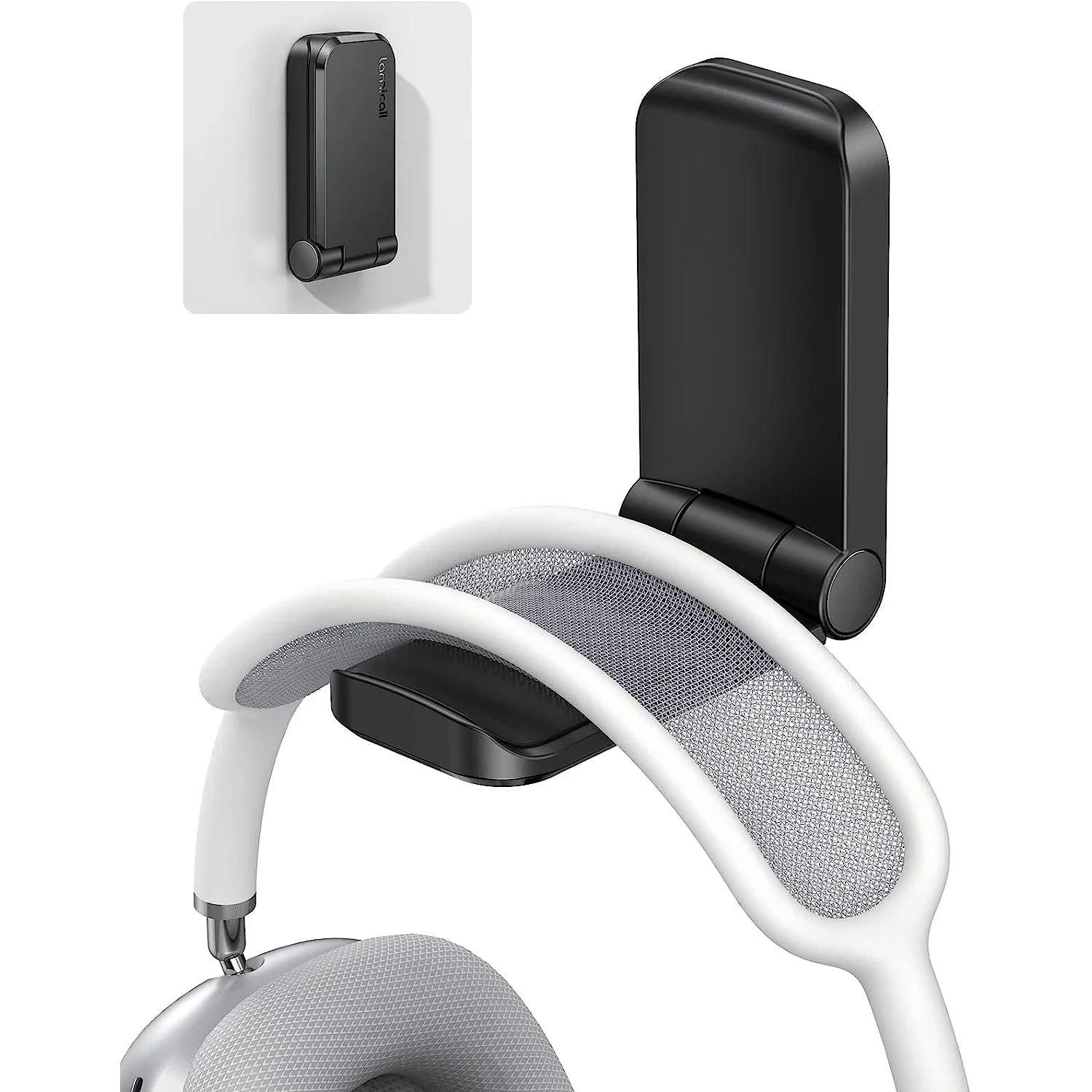 Small Hanging Gaming Headset Stand Foldable Hook Installation-free ...