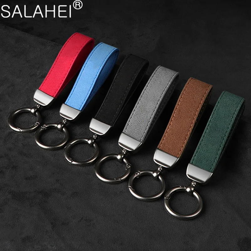 Multiple-colors-Luxury-Car-KeyChain-Genuine-Leather-Key-Chain-Pure ...