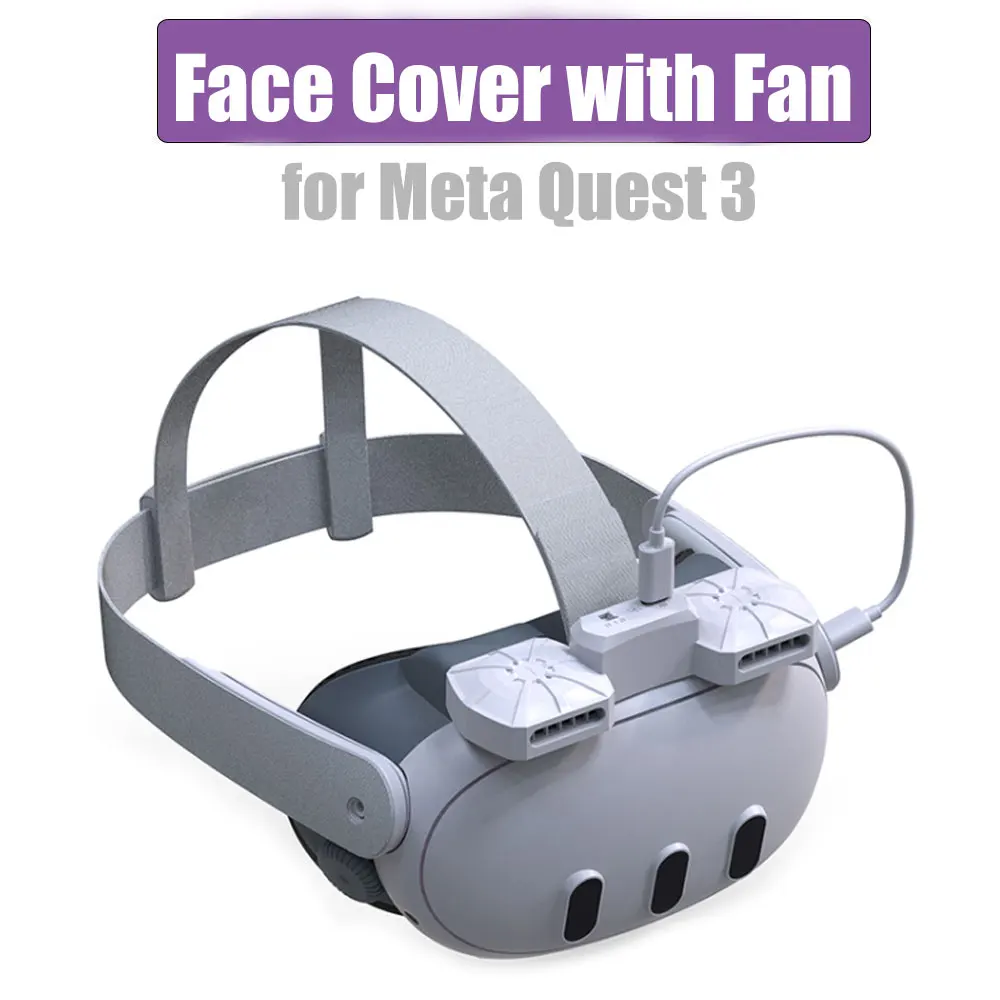 VR-Face-Cover-for-Quest-3-Facial-Interface-With-Radiator-Cool-Mask ...