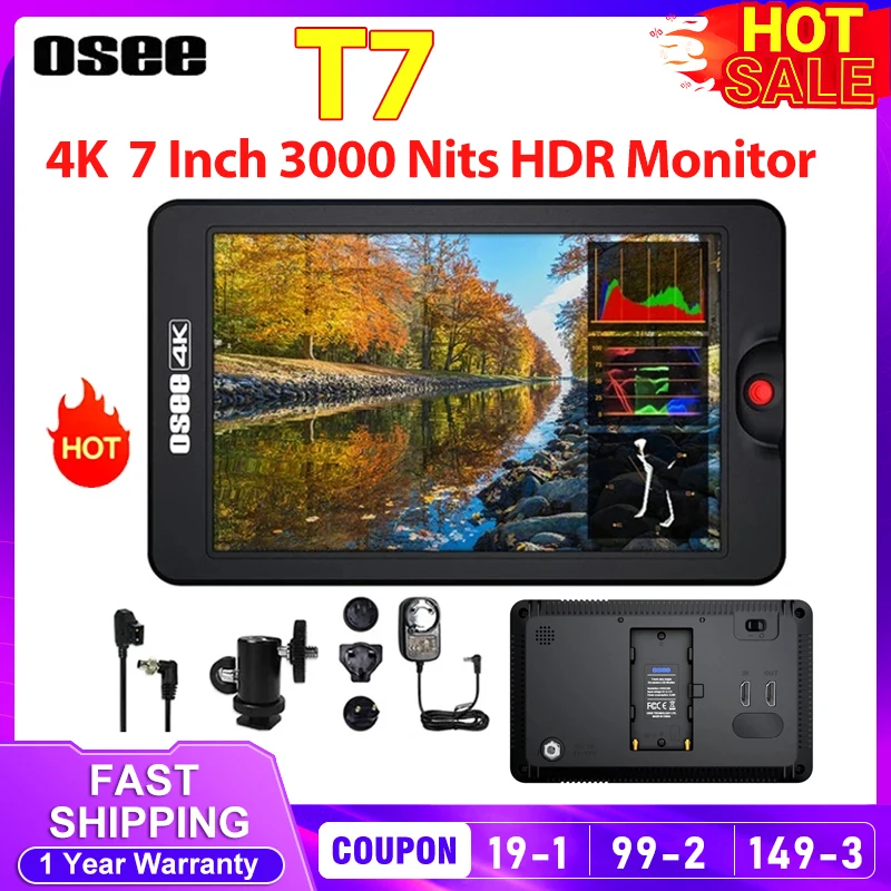 OSEE-T7-Full-HD-3000-Nits-Monitor-7-Inch-1920-1200-Monitor-for-DSLR ...