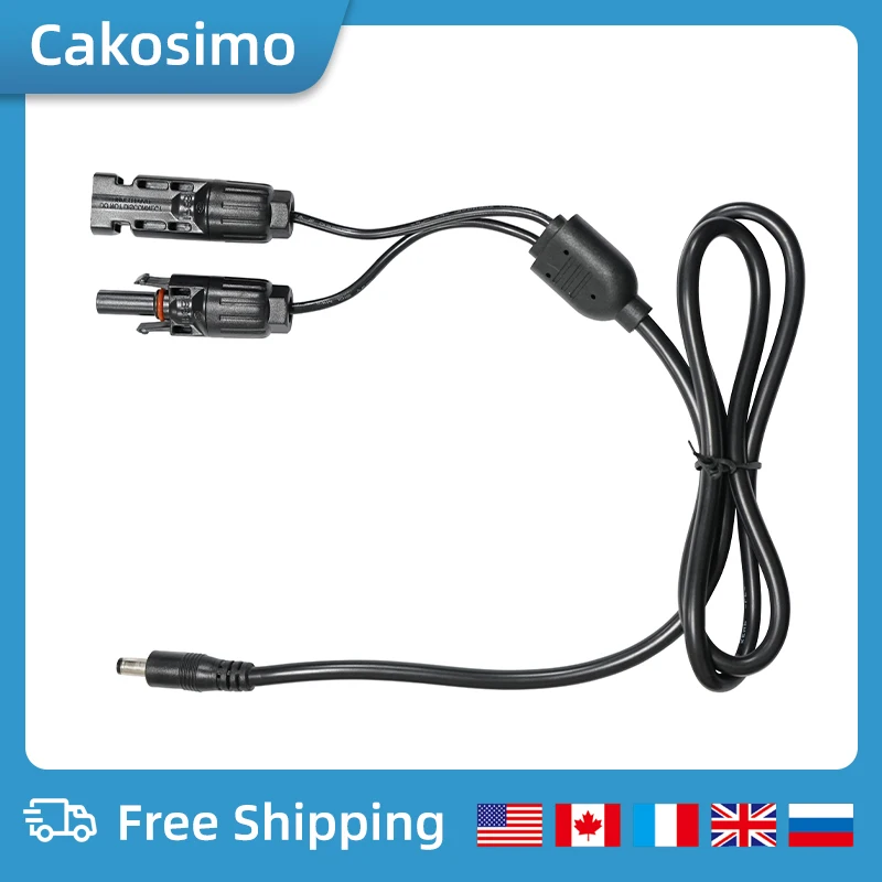 Solar Adapter DC Connecter DC5.5MM*2.1MM Connecter Cable for Solar ...