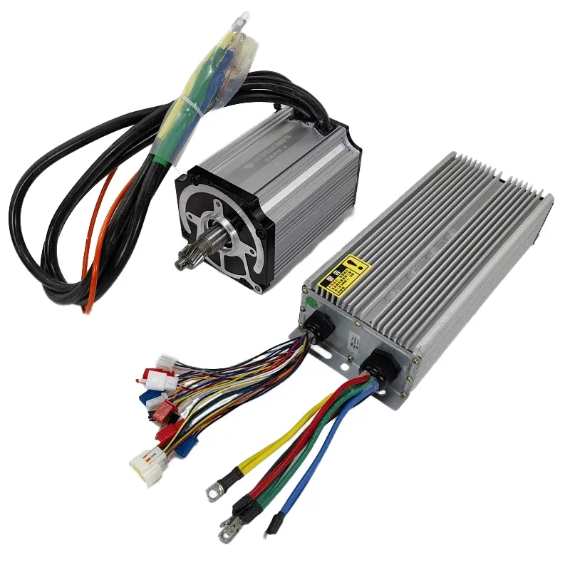 DC 60V 72V 2500W 4500rpm sine wave brushless motor controller set,16 ...