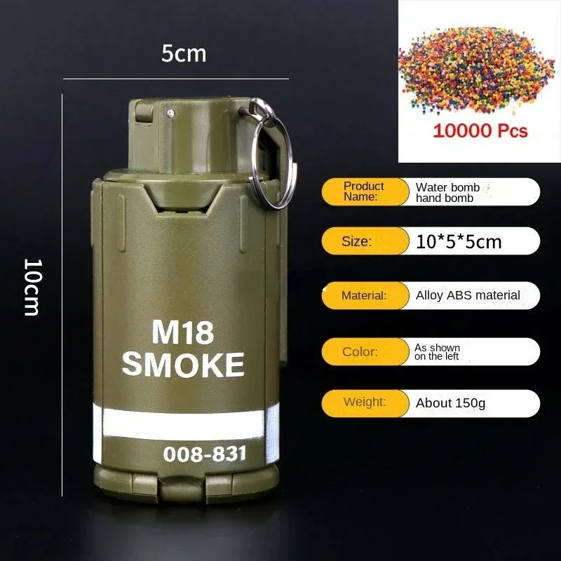 M18-Smoke-Explosive-Water-Gel-Grenade-Model-Military-Toy-for-Adults-and ...
