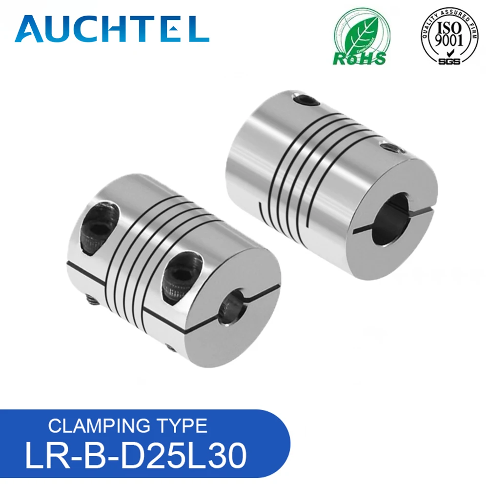 LR-B-D25L30-Aluminum-Elastic-Winding-Shaft-Coupler-Motor-Connector-5mm ...
