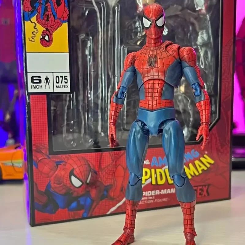 6-Inches-Marvel-Mafex-075-Spiderman-Figures-The-Amazing-Spider-Man ...