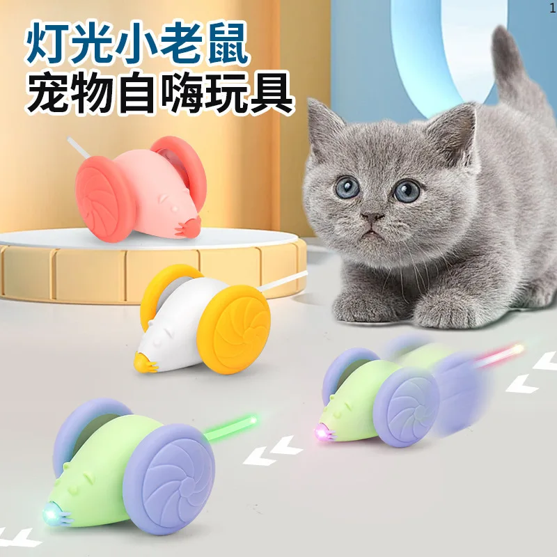 Pet-Cat-Toys-Relieve-Boredom-Electric-Mice-Run-Sports-Cars-Automatic ...