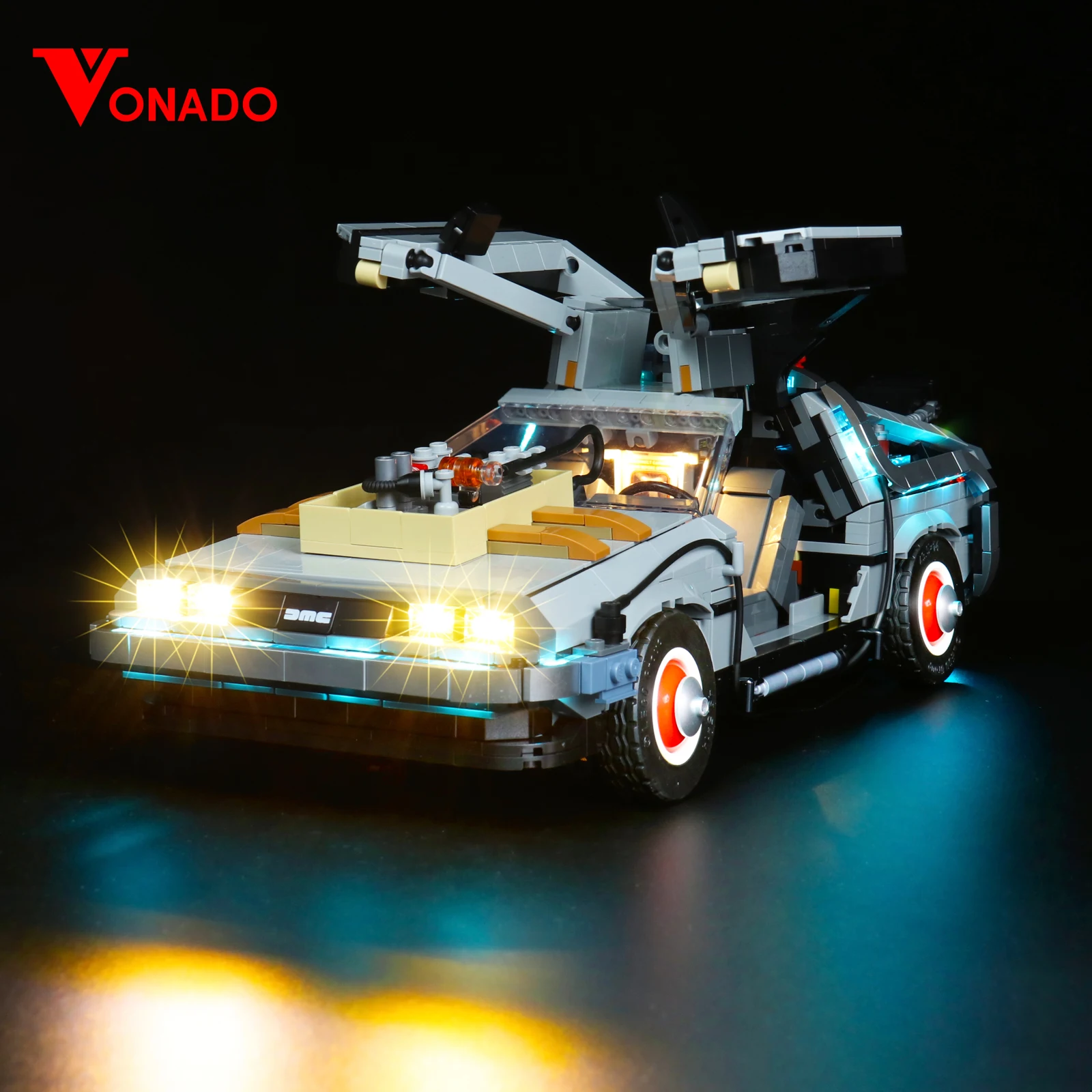 Led Light Set For Creator 10300 Back To The Future Time Machine Racing ...