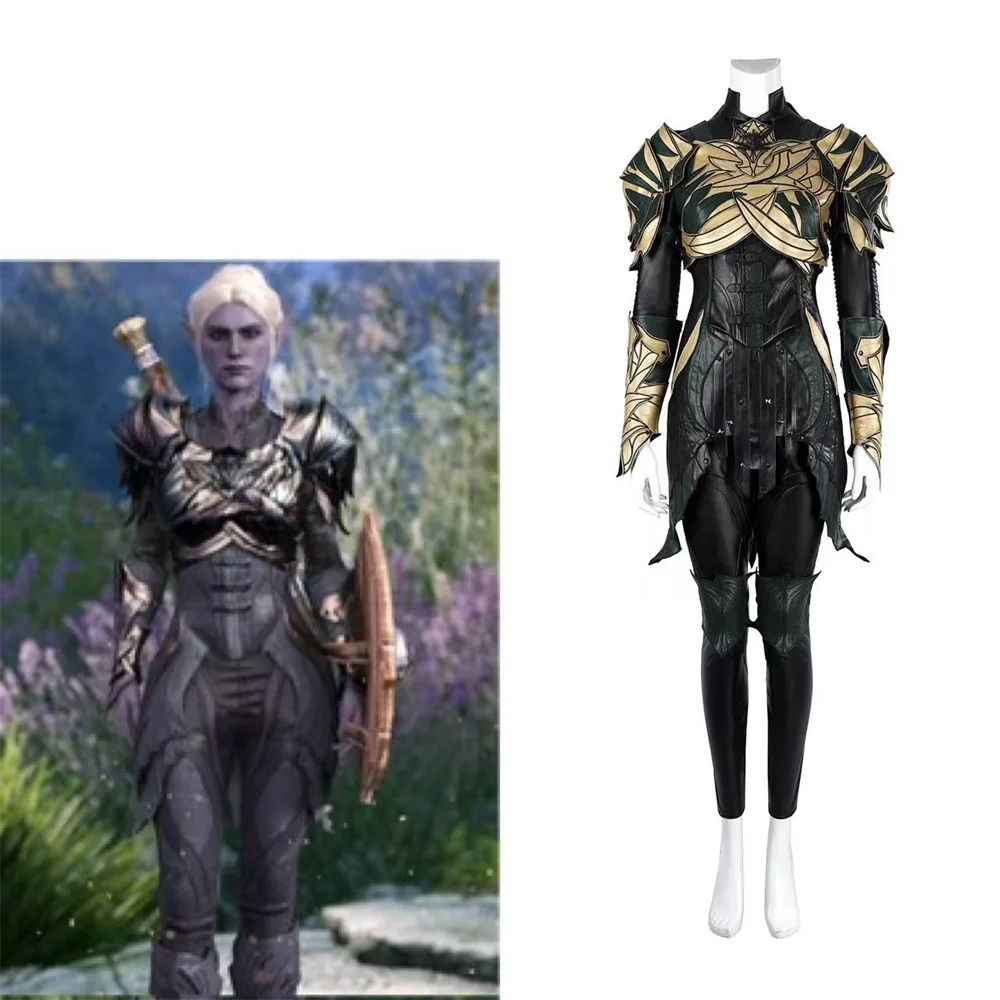 Game Minthara Cosplay Costume Women's Top Pants Vest with Accessories ...