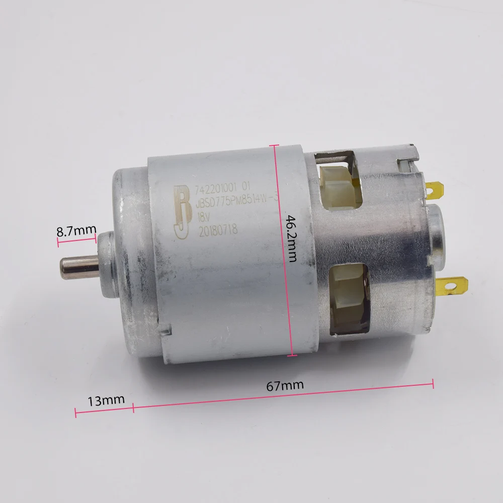 Ball Bearing RS-775WC-8514 DC Motor 18V 19000RPM High Speed High Power ...