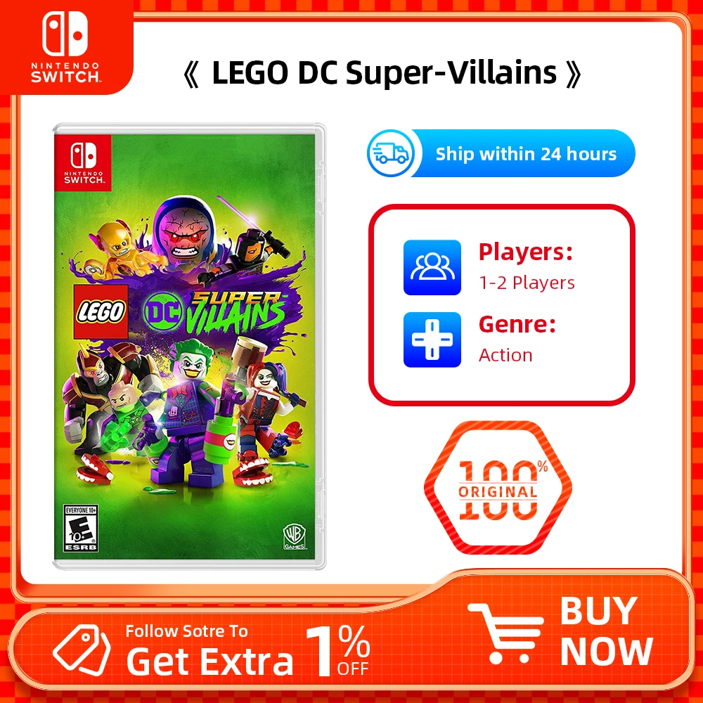 Nintendo-Switch-Game-LEGO-DC-Super-Villains-Game-Physics-Ink-Cartridge ...