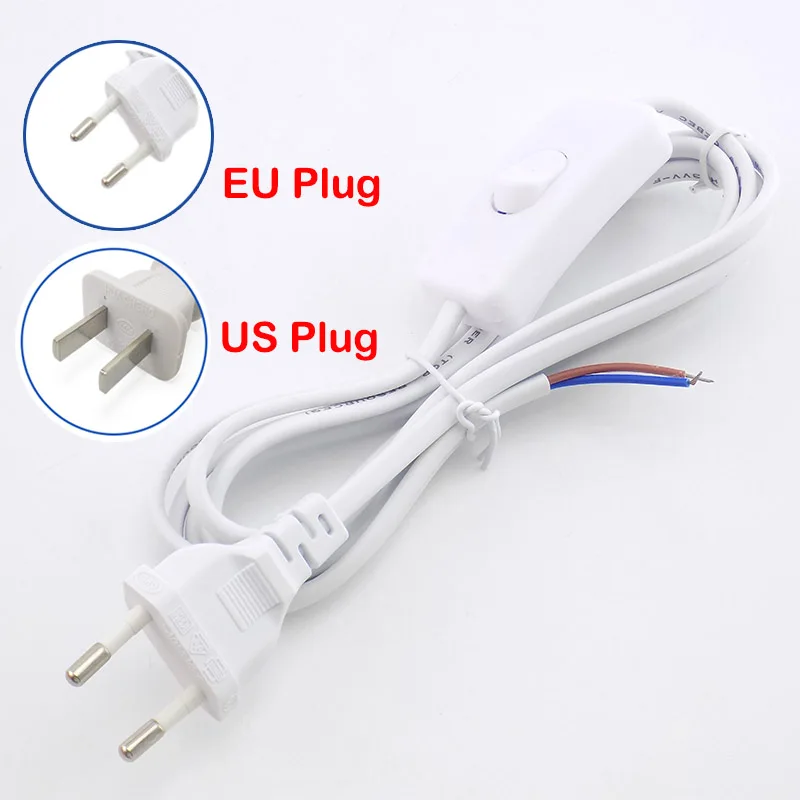 1-8m-eclectic-110v-200v-AC-Power-Supply-Cable-EU-Euro-extension-cord ...
