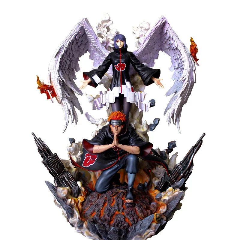 Anime-Figure-GK-Pain-Konan-Figure-Fetters-Peace-Akatsuki-Scene-Statue ...