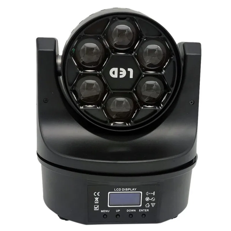 6x15w RGBW 4 인 1 Led 꿀벌 눈 빔, 이동 헤드 라이트 DMX 무대 조명 조광기 11/14 채널|moving ...