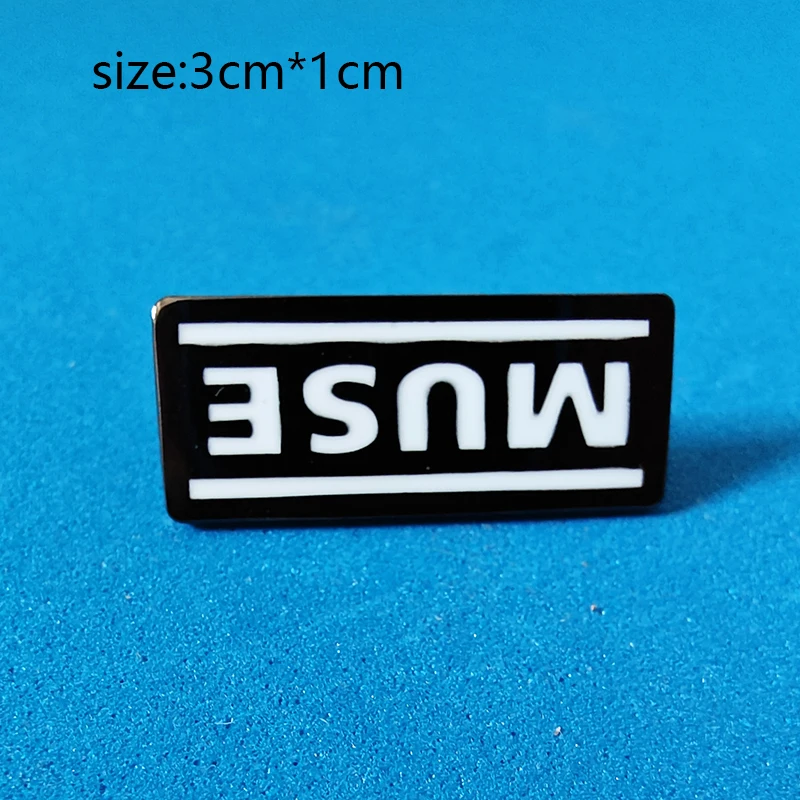 Muse Rock Band Logo Badge Brooch Accessories Music-themed Pins Clothing ...